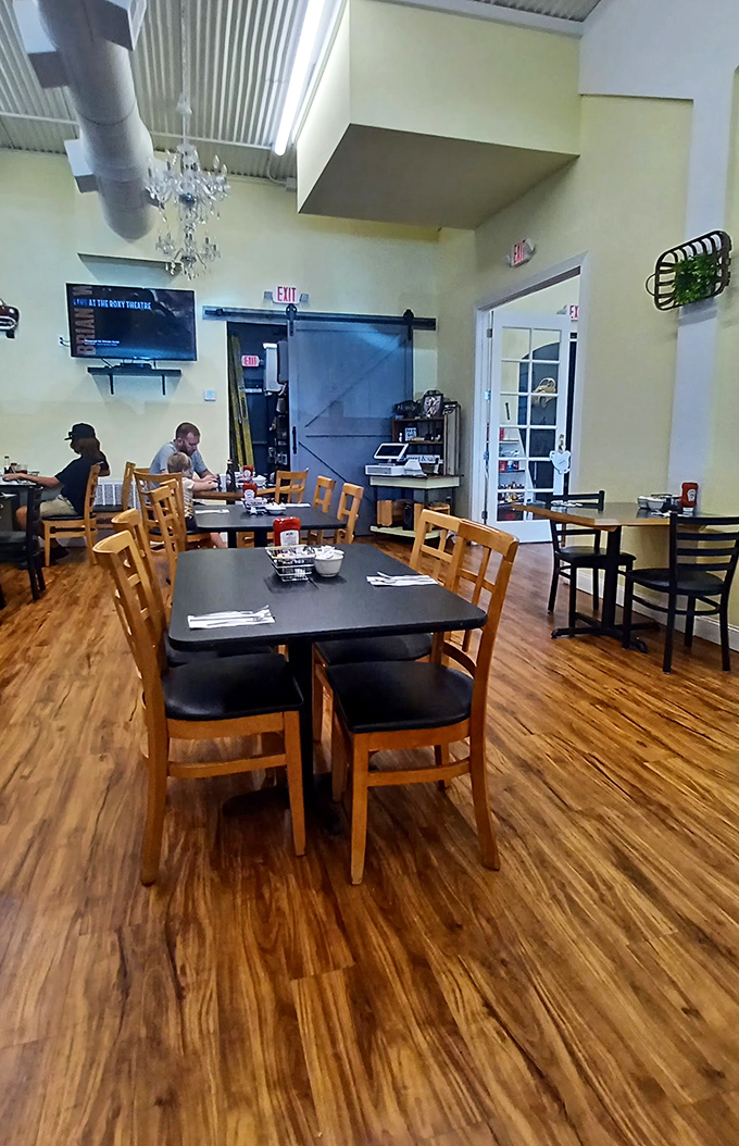 The warm lighting and bustling atmosphere create that perfect diner magic you can't fake.