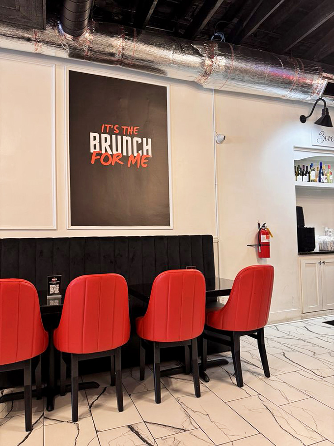 It's the Brunch For Me isn't just wall art—it's the mantra you'll adopt after experiencing T's spectacular morning offerings.