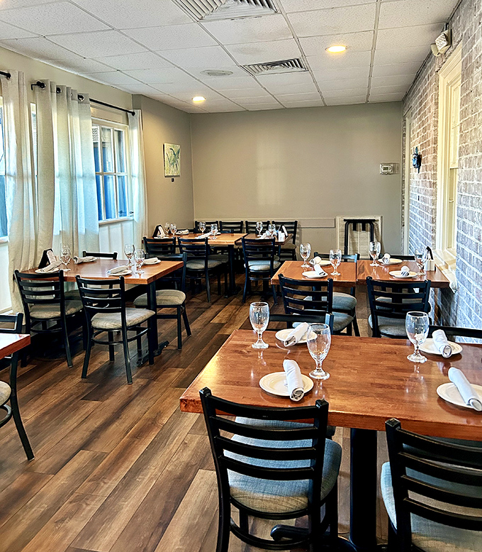 Where barn doors meet nautical dreams &ndash; rustic coastal charm that actually makes perfect sense somehow.