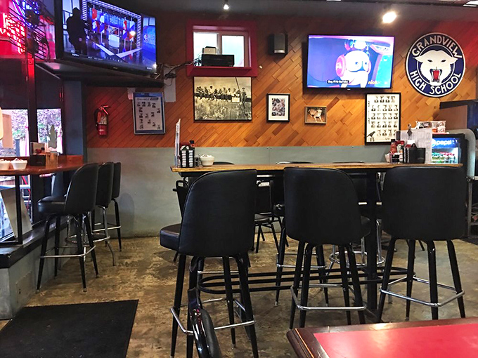 Counter seating: where solo diners become regulars and the staff eventually knows your order before you sit down. The heart of any true diner experience.