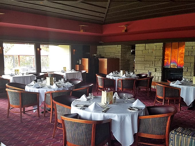 The dining room's warm ambiance creates the perfect setting for conversations that matter and meals worth remembering.