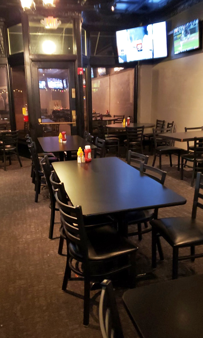 Cozy booths and friendly atmosphere create the perfect setting for serious wing appreciation and conversation.