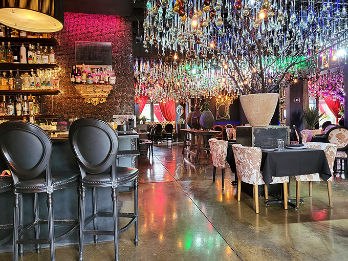 Every corner reveals thoughtful touches that transform a simple meal into an immersive cultural dining adventure experience.