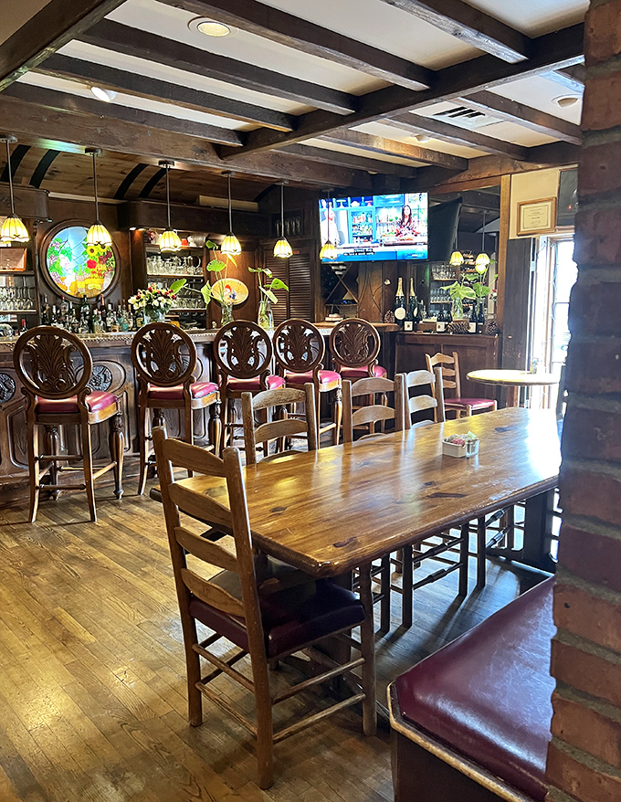 Where rustic meets refined&mdash;wooden tables that have heard a thousand stories and chandeliers that have illuminated countless celebrations.