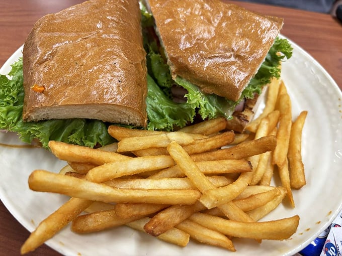 Simple yet profound&mdash;this sandwich and fries combo is the edible equivalent of finding the perfect pair of comfortable shoes.