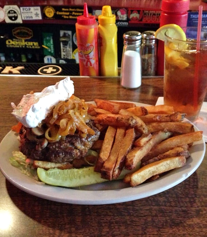 The Jaeger burger proves that sometimes more really is more, especially when it's this good.