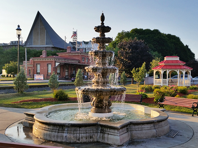 This elegant fountain creates a peaceful oasis in town, proving that some of life's most beautiful amenities in Tamaqua come without a hefty price tag.