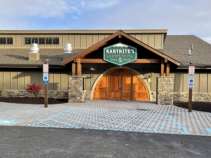 Kartrite's Summit House stands ready to refuel hungry hikers who've worked up an appetite earning those panoramic views.