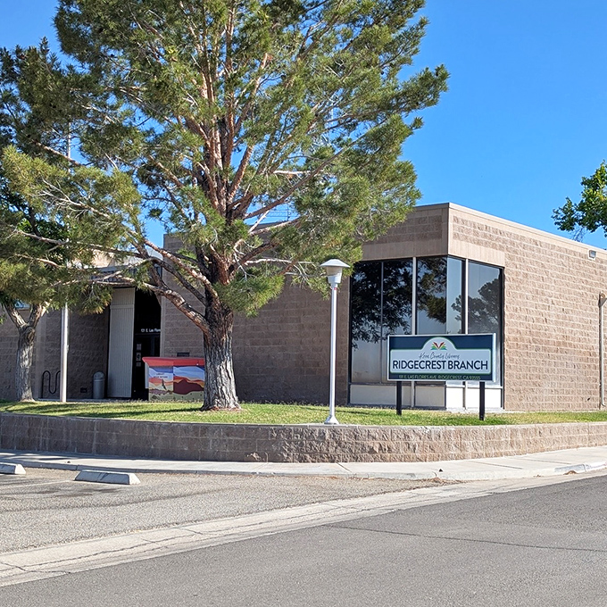 Ridgecrest's library&mdash;where books outnumber traffic jams and the only surge pricing is on overdue fees. 