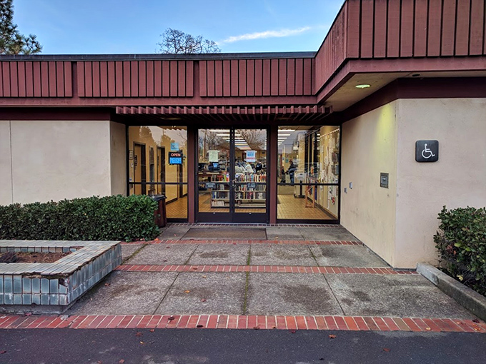 The local library welcomes bookworms and Wi-Fi hunters alike, proving that literacy and climate control remain civilization's greatest achievements.
