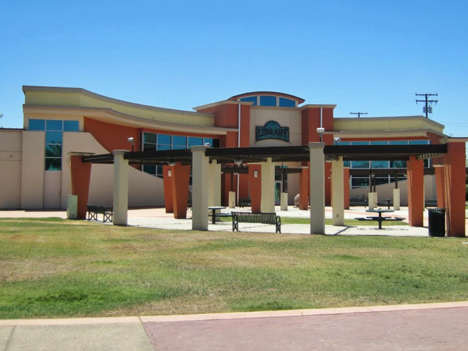 Lindsay's modern library serves as both knowledge hub and community gathering space. Where technology meets tradition, and the only thing overdue is your next adventure.