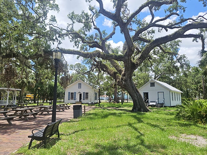 Manatee Village Historical Park's preserved buildings tell stories of old Florida, when air conditioning was just a pleasant daydream.