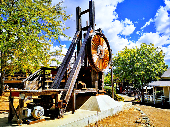 Gold rush ingenuity on display at the Mariposa Museum. This mining equipment reminds us that before tech startups, California's entrepreneurs wielded pickaxes instead of PowerPoints.