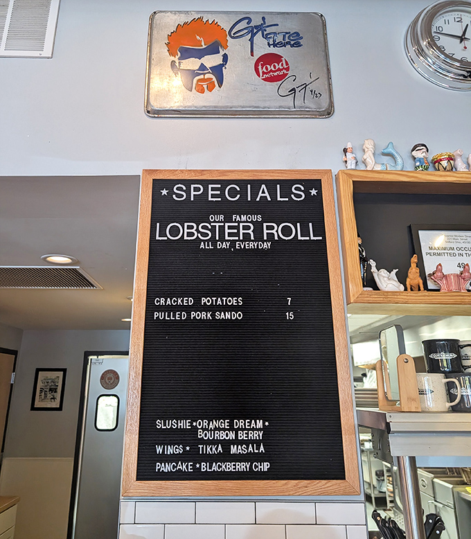 When your "famous" lobster roll earns top billing on the specials board, you know you're doing something right. Food Network's Guy Fieri seems to agree!