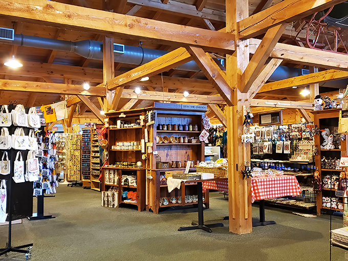 Where barbecue lovers shop after being properly fed. Souvenirs that let you take home everything but the smoke and the chef.