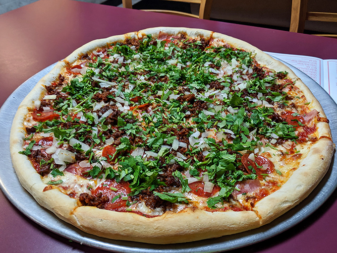 A pizza that doesn't need fancy toppings to impress&mdash;just quality ingredients and the confidence to let them shine.