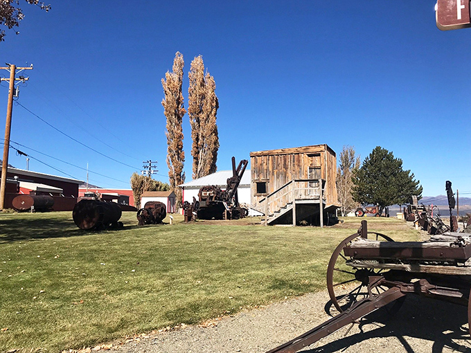 The Mono Basin Historical Society Museum showcases vintage equipment that makes your grandfather's "tough old days" stories suddenly seem completely legitimate.