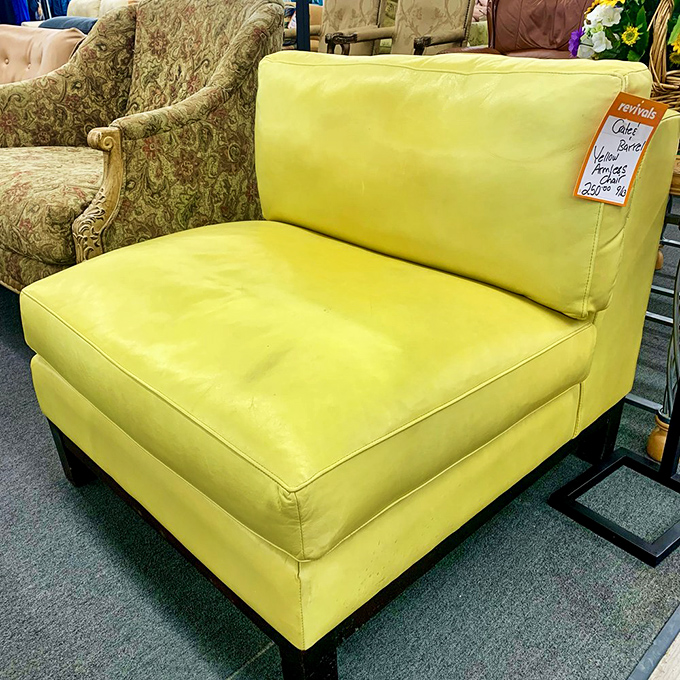 This sunshine-yellow chair doesn't just brighten a room &ndash; it transforms it. The kind of statement piece interior designers charge fortunes to find.