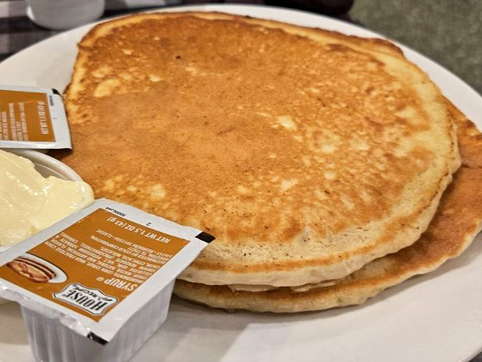 Pancakes so perfectly golden they make you question why you ever attempted to make them at home.