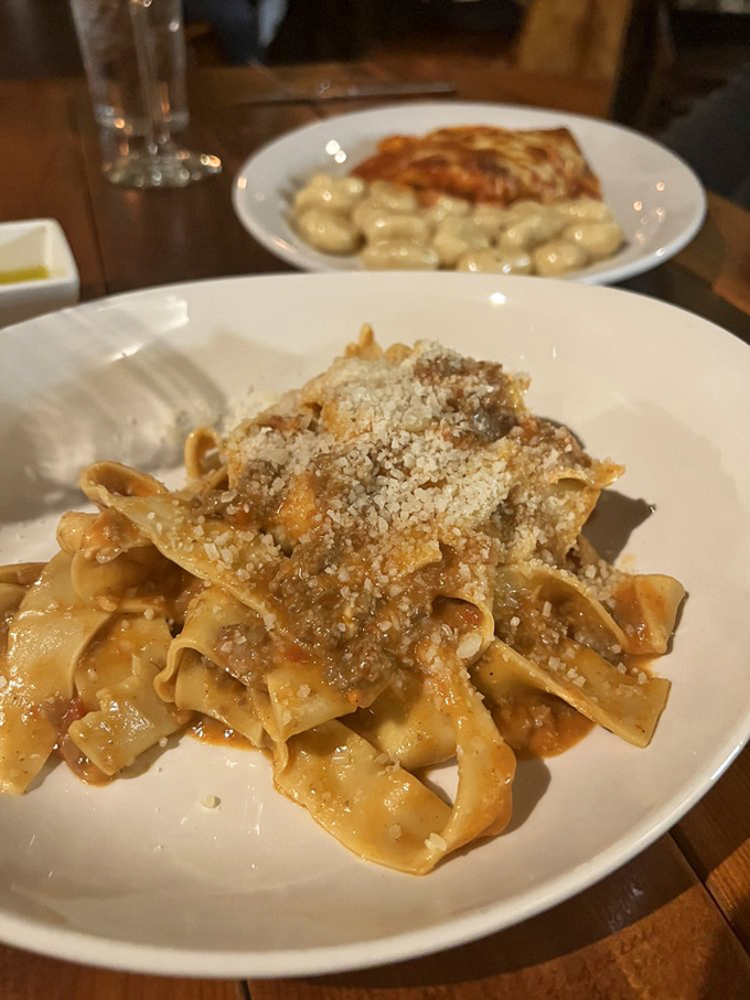Pasta Bolognese that makes you understand why Italians talk with their hands. Words simply aren't enough to express this kind of deliciousness.
