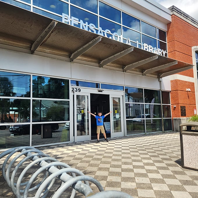 The Pensacola Library: where locals find beach reads and retirement planning guides with equal enthusiasm. Knowledge with a view!