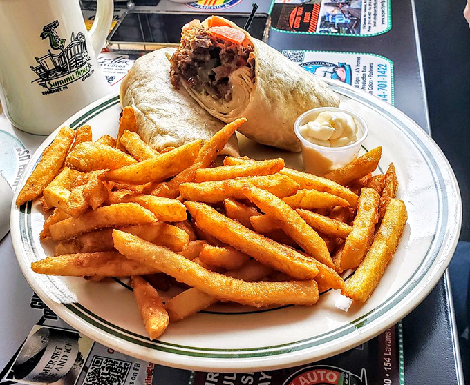 Philly wrap that captures the spirit of the City of Brotherly Love in every perfectly seasoned, cheese-laden bite.