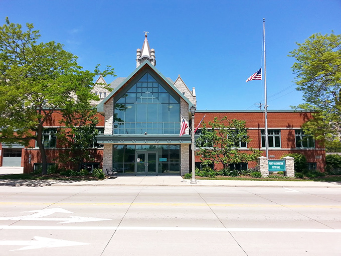 City Hall blends modern function with historic charm – much like Port Washington itself. The stone-and-brick design nods to the past while serving present needs, proving government buildings don't have to be boring.