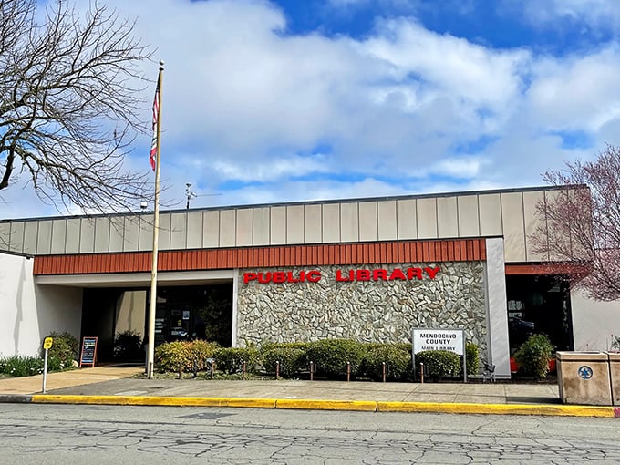 The Mendocino County Public Library&mdash;where locals come for books and visitors come to ask where all the scenes from "Murder, She Wrote" were filmed.
