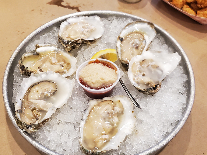 Raw clams standing at attention like delicious little soldiers ready for their lemony mission.