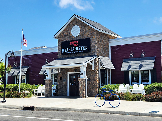 Yes, there's a Red Lobster, because sometimes retirement means enjoying the familiar comforts alongside new adventures.