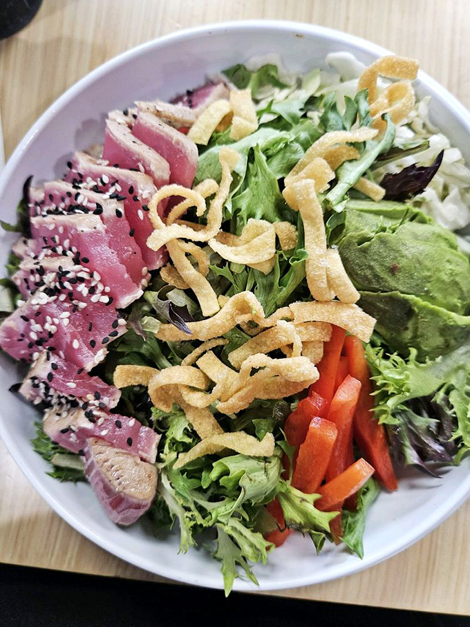 Even the salads here understand that fresh ingredients deserve star treatment, not supporting actor status.