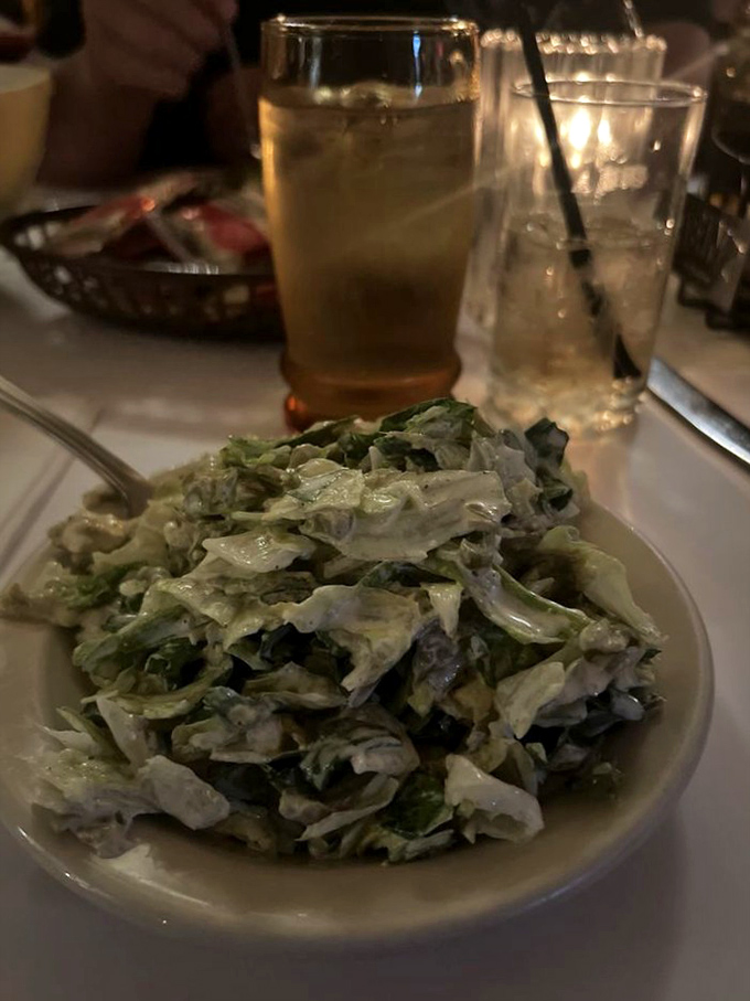 A proper steakhouse salad doesn't apologize for being simple &ndash; it cleanses the palate and prepares you for the meaty main event to come.