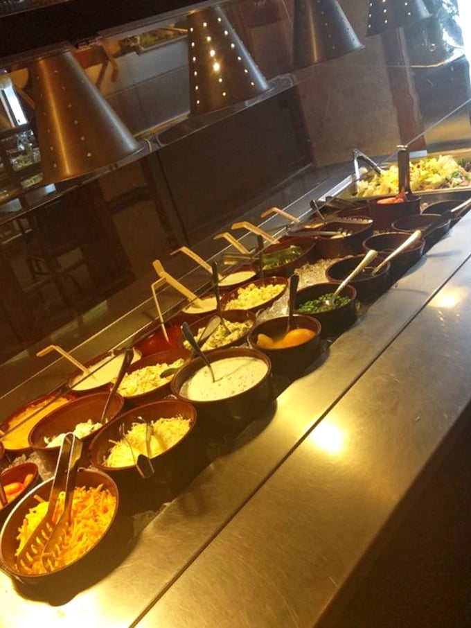 The salad bar of champions. Where Wisconsinites virtuously load up on vegetables before demolishing a platter of fried perch.