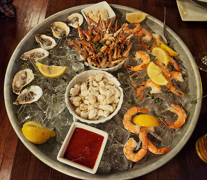 This impressive seafood tower delivers the ocean's greatest hits on one spectacular, Instagram-worthy platter.