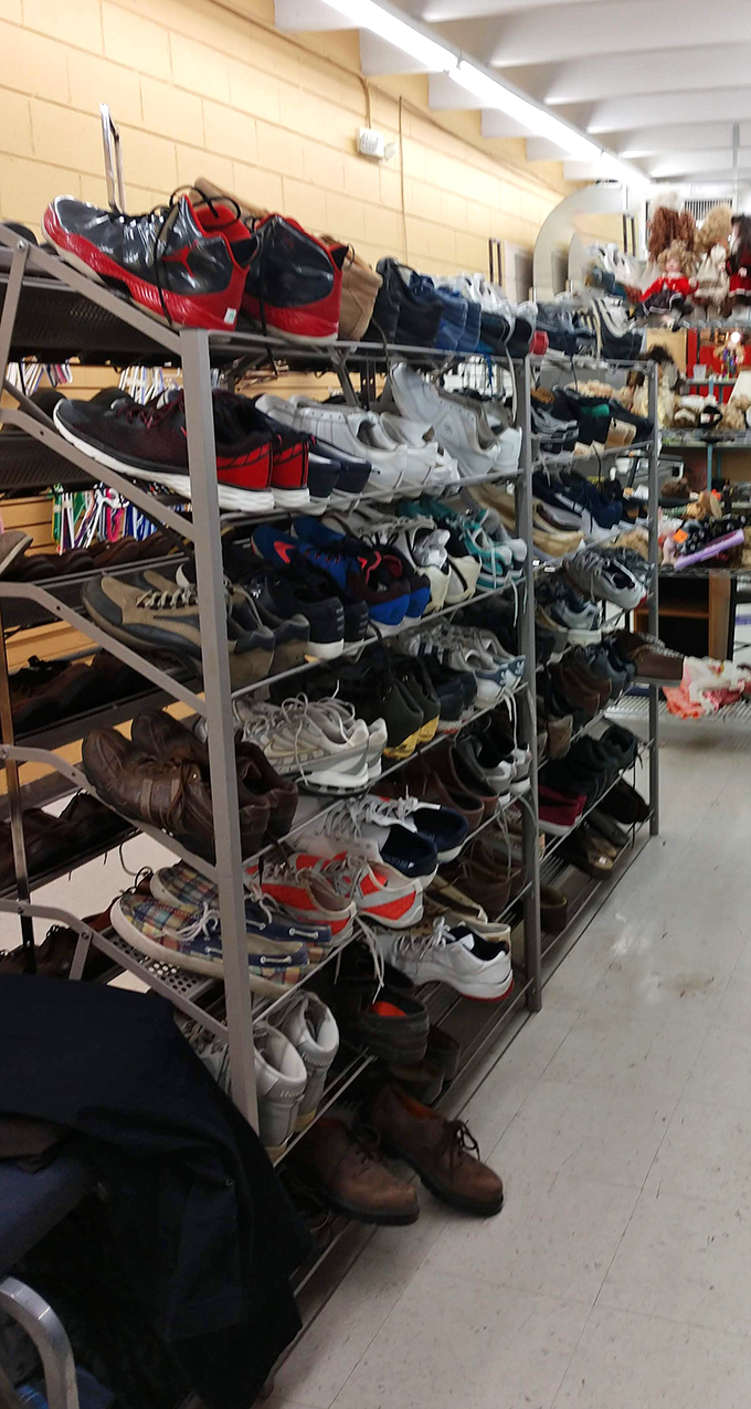 The shoe section requires optimism and patience in equal measure. But find that perfect pair of barely-worn boots, and you'll be dancing all the way home.