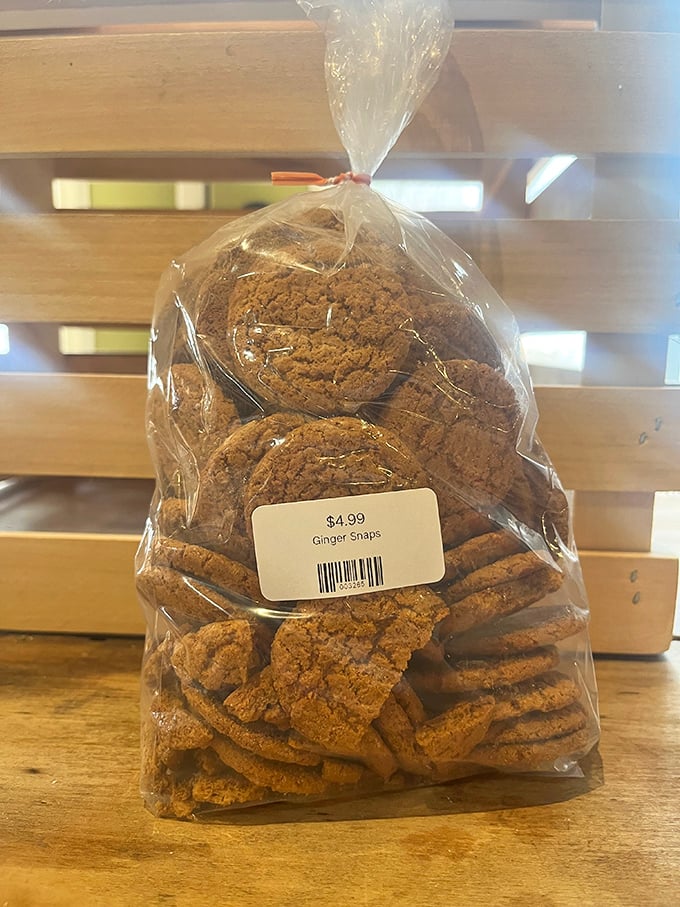 Ginger snaps that snap back with flavor &ndash; these aren't your average cookies, they're spicy little discs of happiness in a convenient take-home bag.