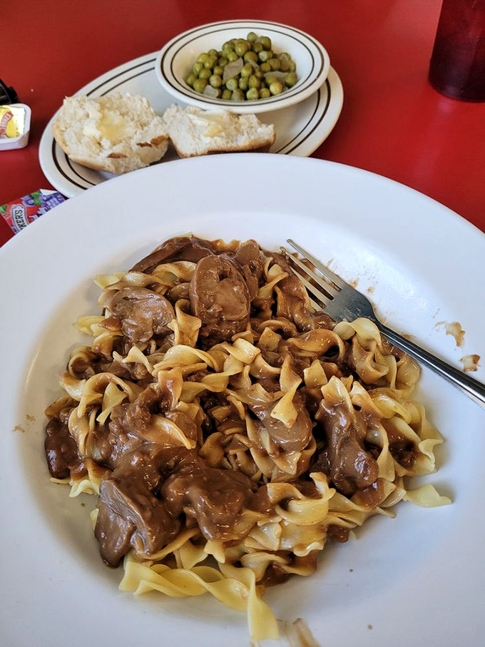Stroganoff that would make a Russian grandmother nod in approval&mdash;hearty, rich, and absolutely no skimping on the good stuff.