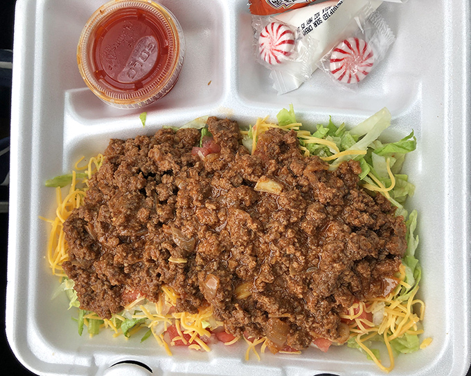 A taco salad that doesn't apologize for its abundance&mdash;bringing the fiesta to Bellevue one hearty portion at a time.