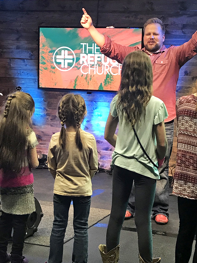 Community connections form in places like The Refuge Church, where modern worship meets traditional values in Pomeroy's evolving spiritual landscape.