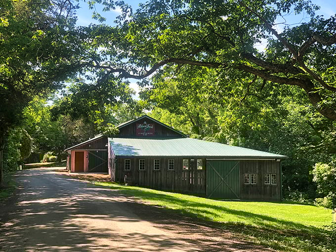 The Wedding Barn nestled among the trees offers a picturesque venue where "I do" comes with a side of genuine Illinois charm.