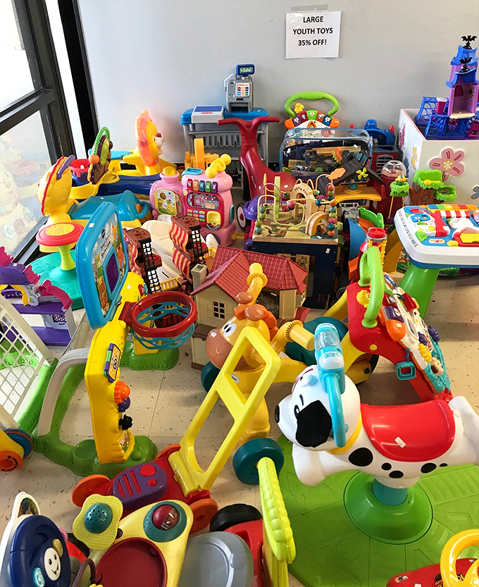 Colorful toys creating a playground of childhood joy at unbeatable prices.