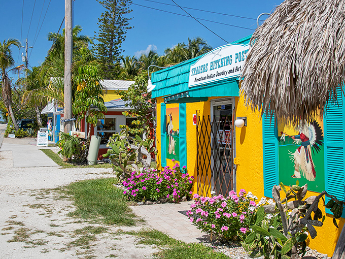 Local shops that prove shopping can be an adventure when every building looks like a Caribbean vacation postcard.