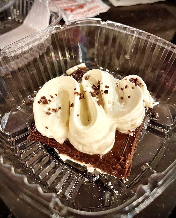 Even vegans get their slice of paradise with this chocolate cream pie that's surprisingly decadent.