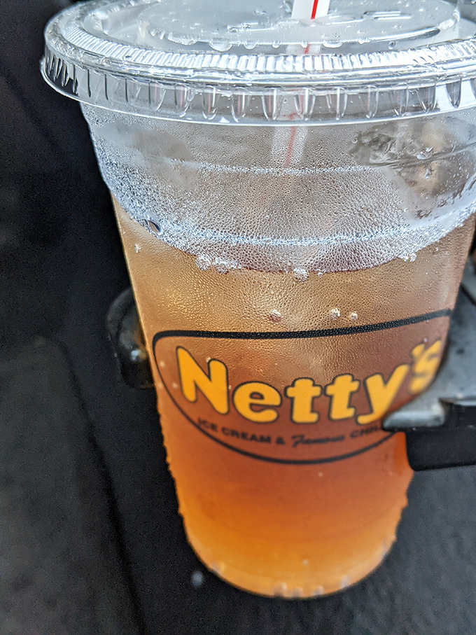 That condensation on the cup isn't sweat&mdash;it's anticipation. A perfectly fizzy companion to cut through the richness of a chili dog feast.