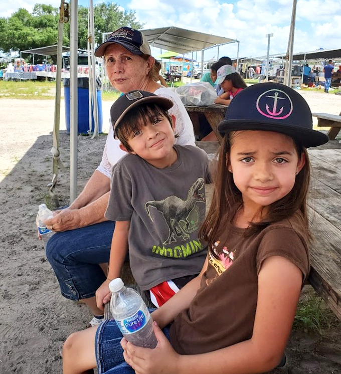 Market memories in the making &ndash; three generations enjoying a day of discovery, bargain-hunting, and the occasional "please don't touch that."