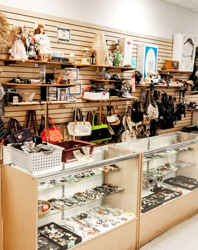 Accessories and jewelry await their next adventure. Those handbags have seen places&mdash;now they're ready to see yours.