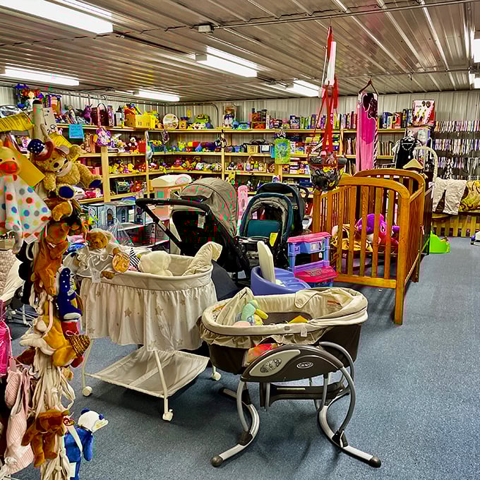 The baby section &ndash; where today's parents discover yesterday's solutions. That wooden crib has likely cradled more dreams than a Hollywood agent.