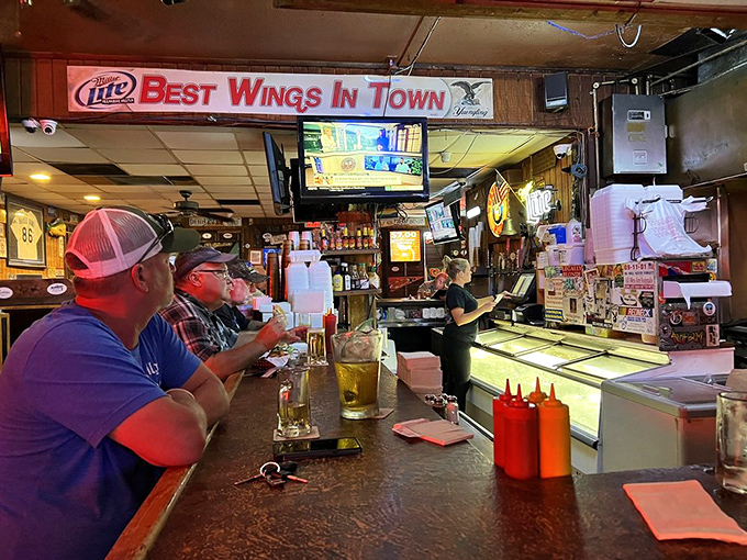 The bar counter &ndash; where strangers become friends and regulars are treated like family. Beer taps standing at attention, ready to serve.