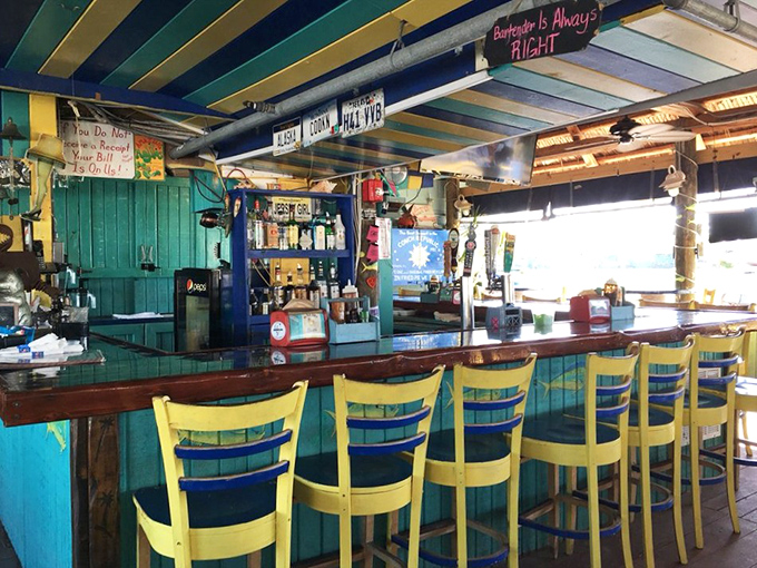 "Bartender Is Always RIGHT" says the sign, and after one of their signature cocktails at this colorful bar, you'll happily agree with whatever they say.