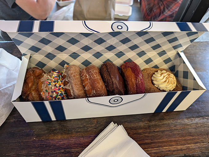 A box of possibilities&mdash;six different paths to happiness, each one more tempting than the last.